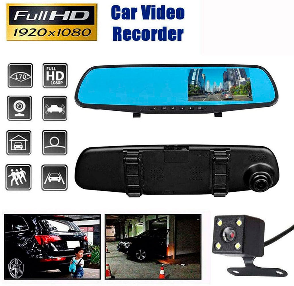 Mirrorcam™ Espejo Retrovisor con doble cámara – Pa' luego es tarde